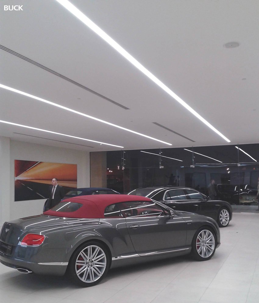 Bentley, showroom - BUCK high quality LED lighting
