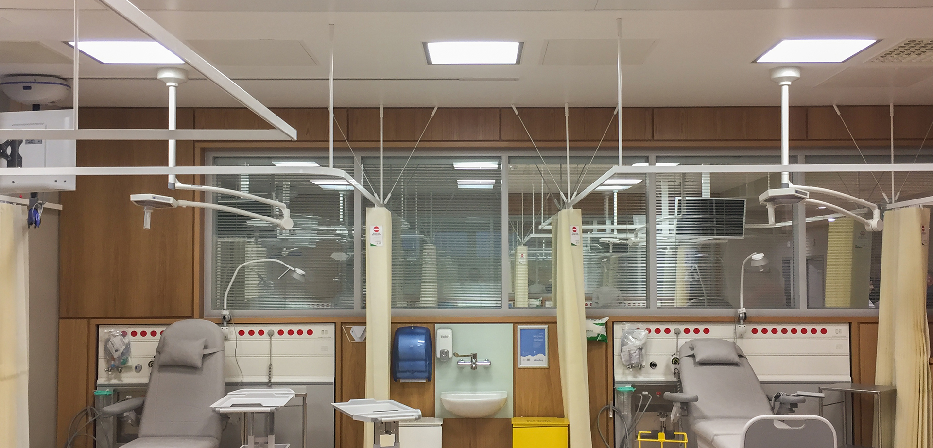 University hospital project - medical lighting in use - BUCK